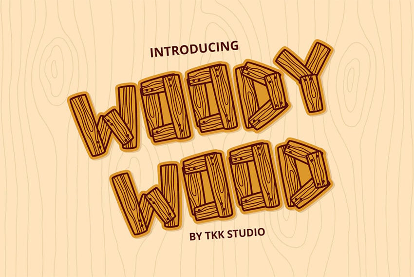 17 Fonts That Look Like Wood (Planks, Logs, Carved and More) | Envato Tuts+