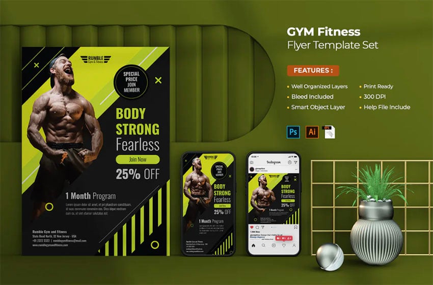 45 Best Fitness Flyer Templates (for Gyms, Trainers and More)