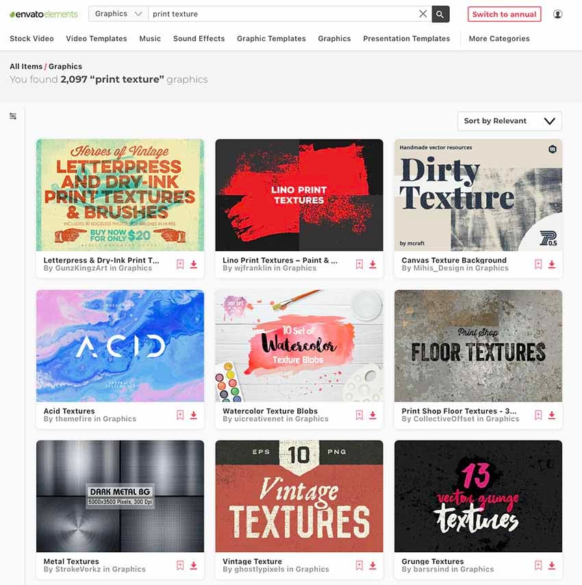 35 Best Print Textures (Screen, Printmaking, Canvas and More!) | Envato ...