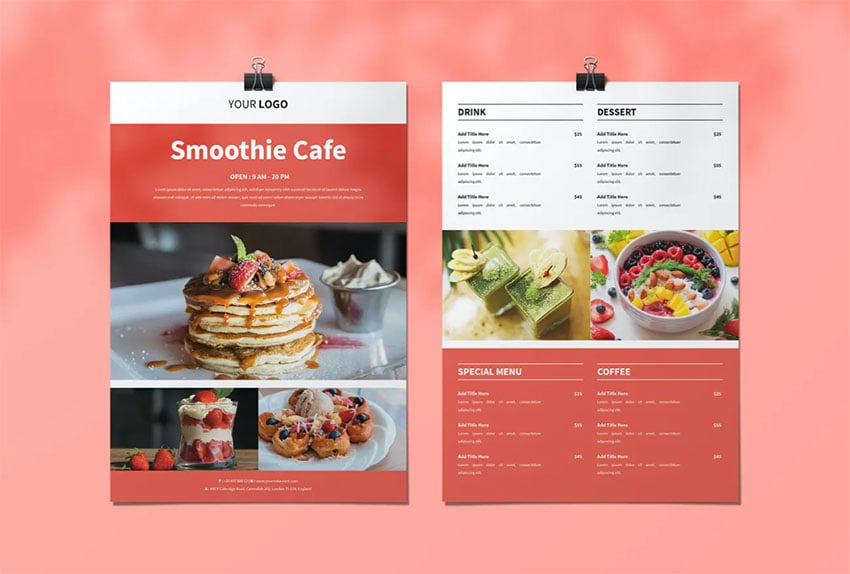 35 Best Dessert Menu Templates (PSD, Word, PDF and More) | Envato Tuts+