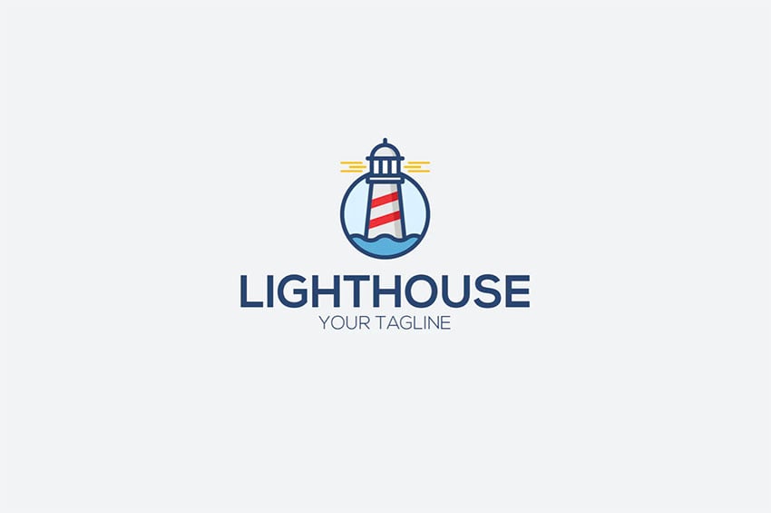 44 Best Lighthouse Logo Designs (Examples to Download!) | Envato Tuts+
