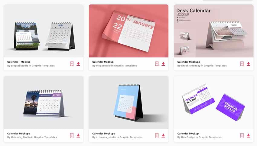 42 Best Calendar Mockups (Including Desk Calendar Mockups) | Envato Tuts+