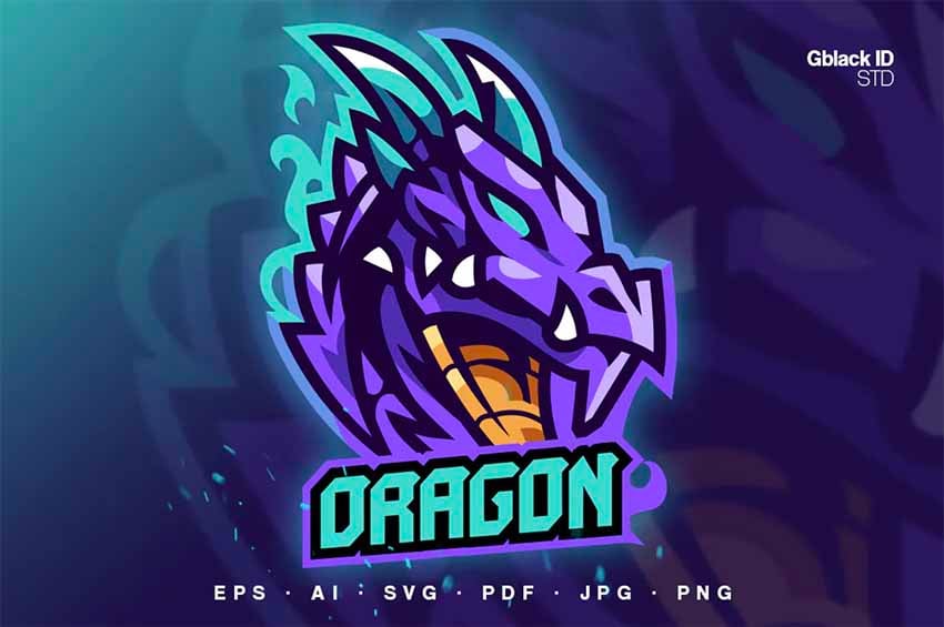 44 Cool Dragon Logo Designs (Dragon Emblems, Heads and More) | Envato Tuts+