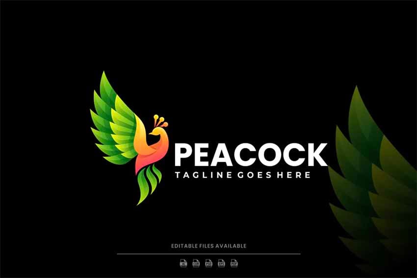 40+ Best Peacock Logo Designs