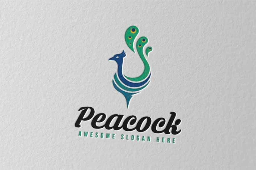 40+ Best Peacock Logo Designs