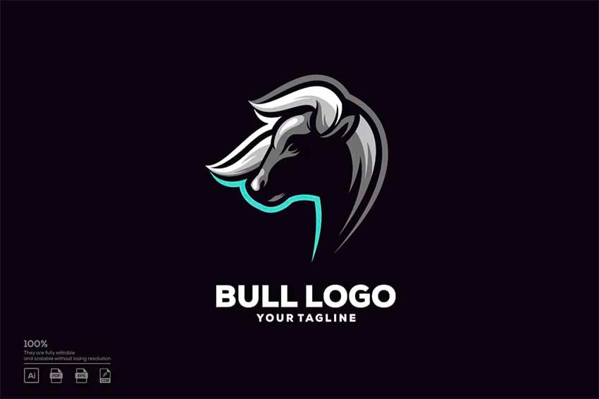 42 Cool Bull Logo Designs | Envato Tuts+