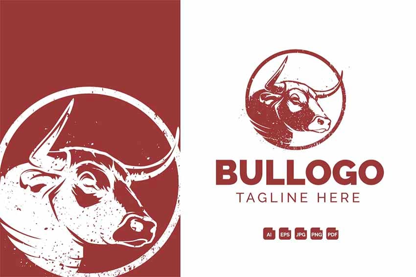 42 Cool Bull Logo Designs | Envato Tuts+