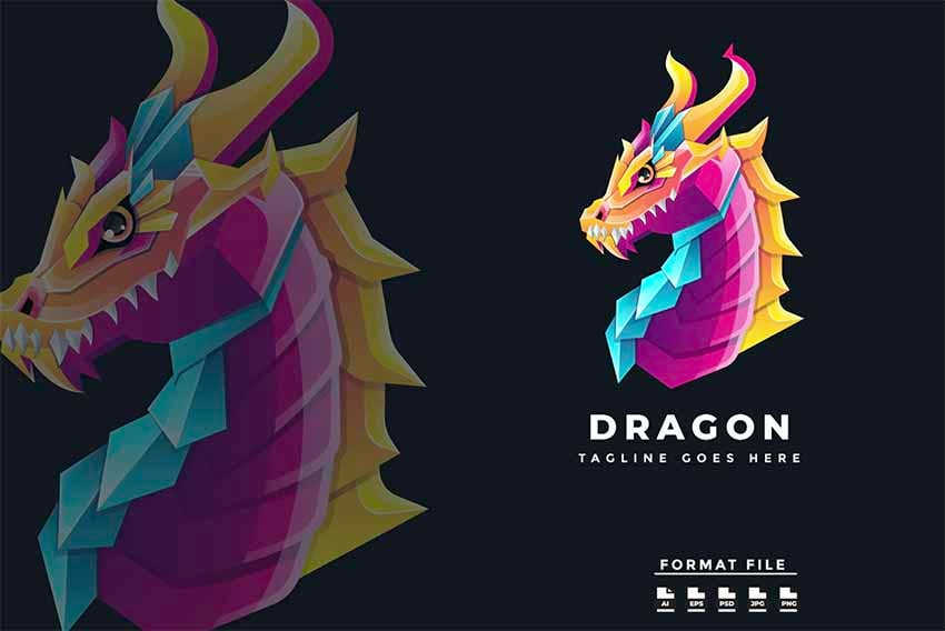 40+ Best Fantasy Logo Designs (Fairy, Unicorn, Dragons and More!) - iDevie