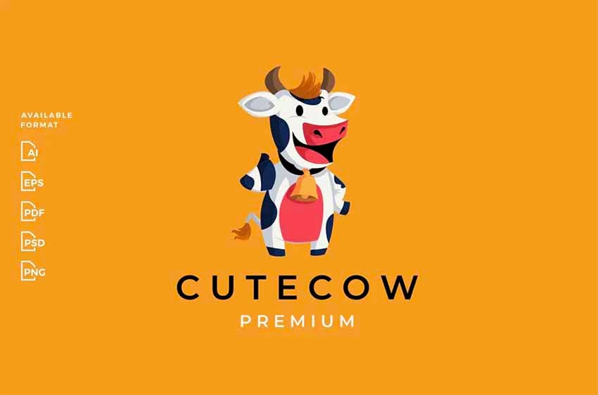 40+ Top Cow Logos (Cattle Logos to Download) | Envato Tuts+