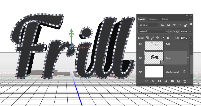 How to Create an Inflated 3D Frilly Text Effect in Adobe Photoshop ...
