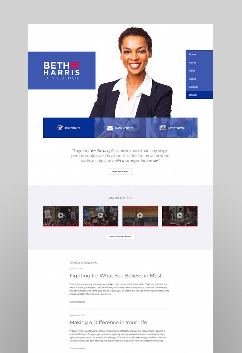11+ Best Political WordPress Themes for Campaign & Party Websites ...