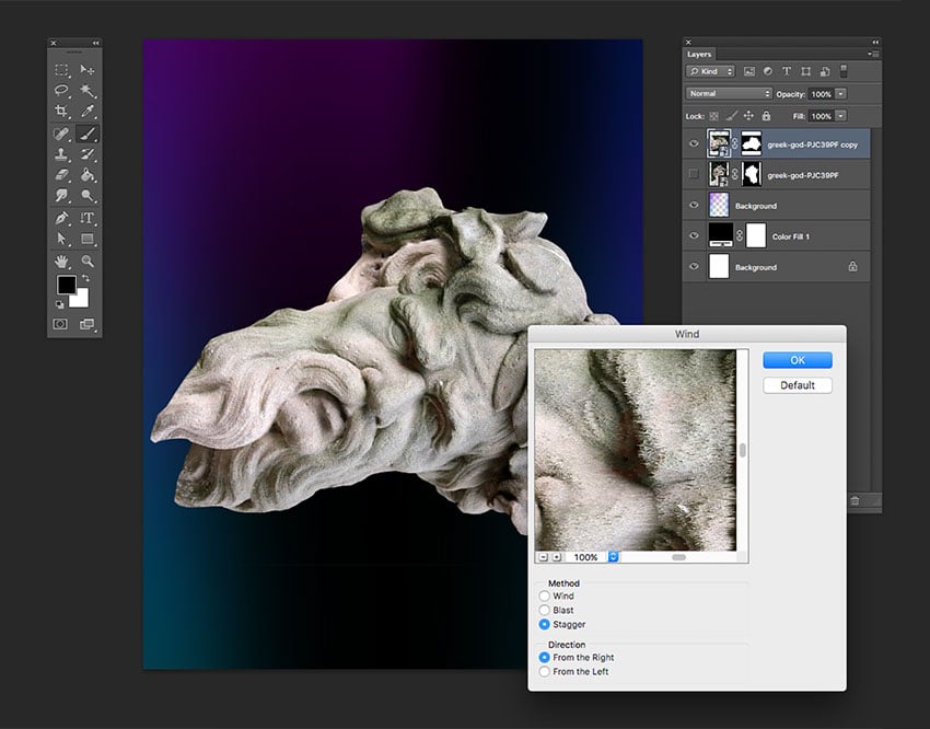 How to use the wind blast effect in Adobe Photoshop | Envato Tuts+