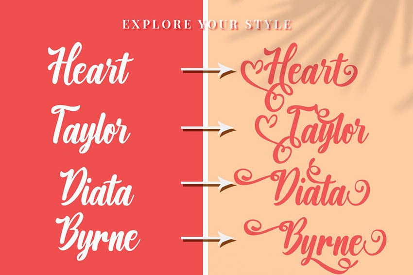 Top 42 Fuentes de Corazones (¡tipografías lindas para Cricut y ...
