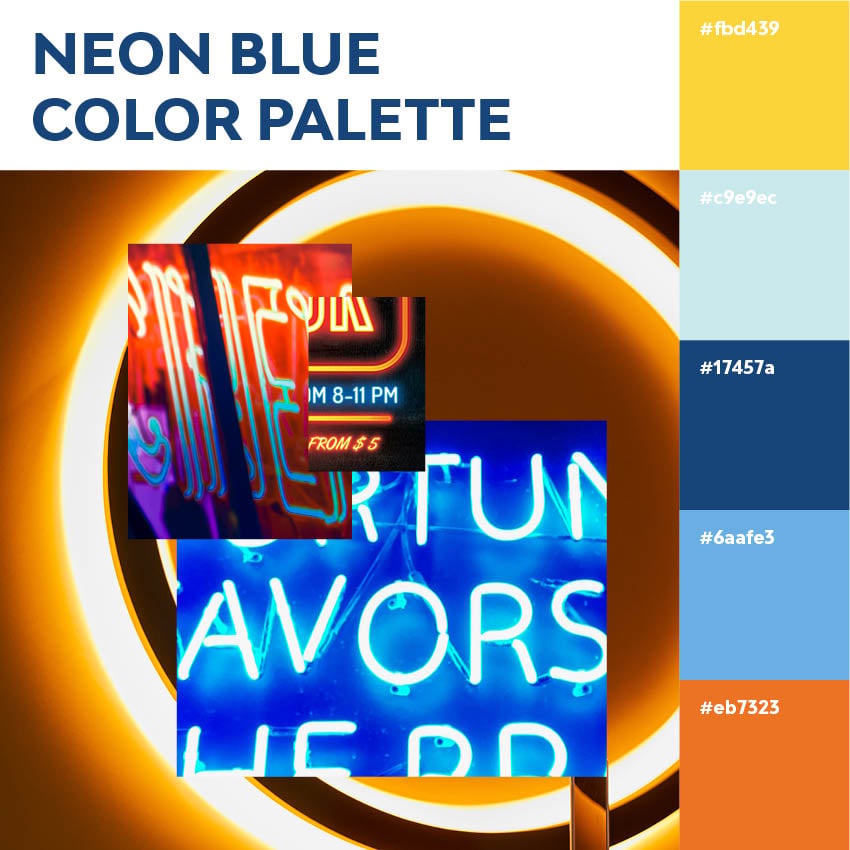 Neon Color Palette Inspiration: Trending Palettes and Templates ...