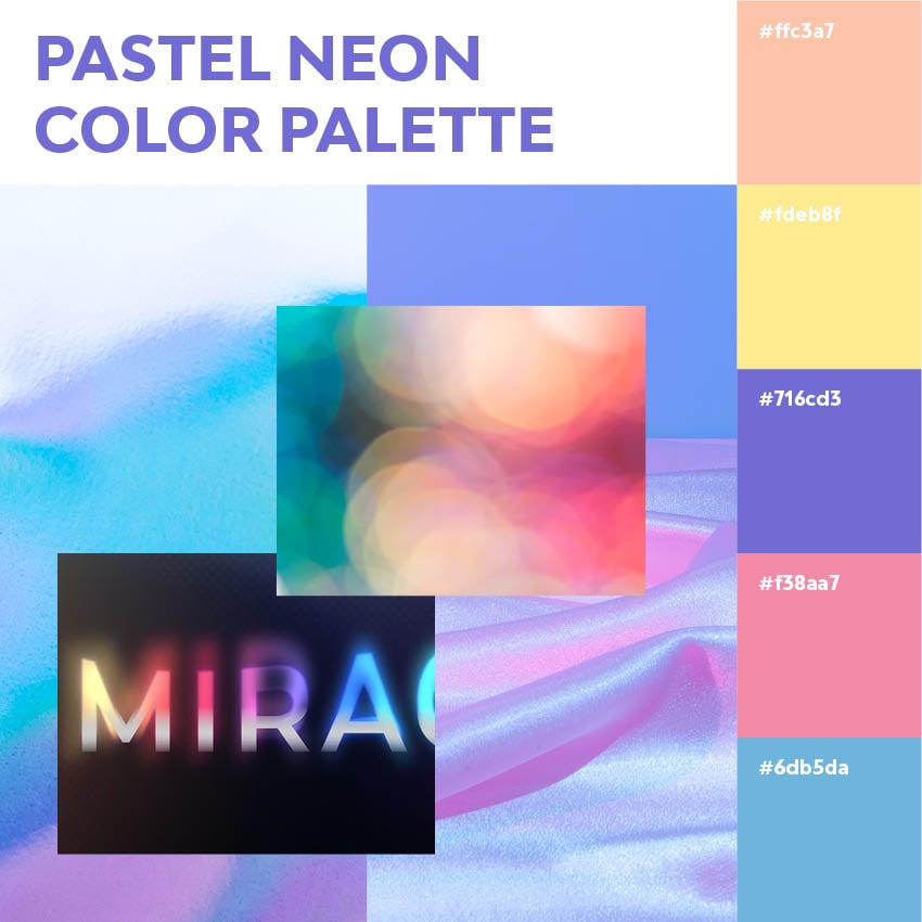 Neon Color Palette Inspiration: Trending Palettes and Templates ...