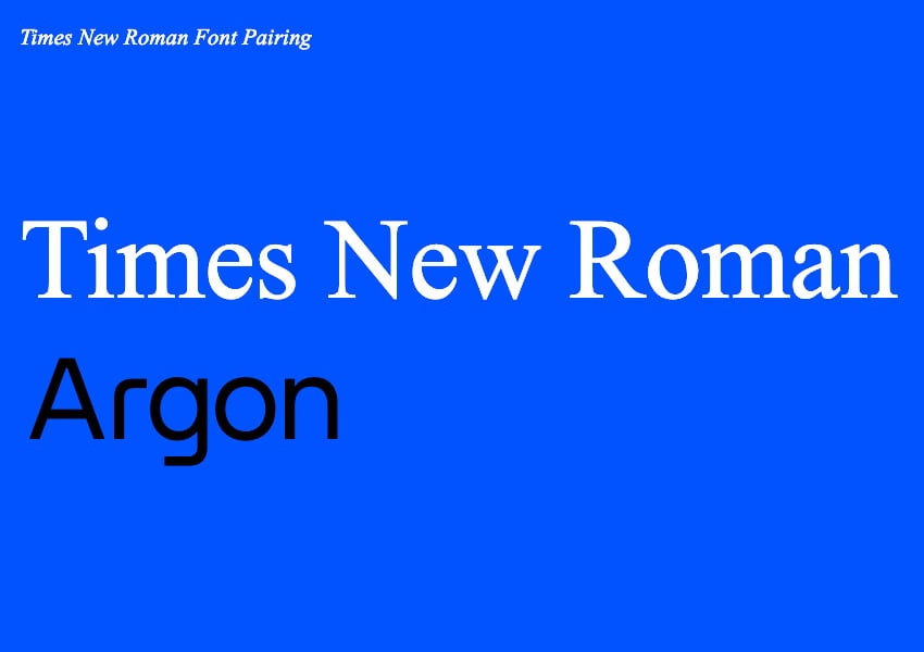 15 Best Fonts to Pair with Times New Roman | Envato Tuts+