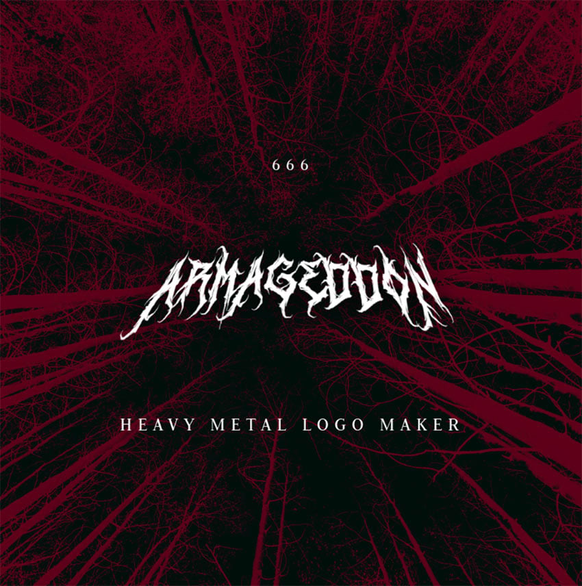 20+ Best Heavy Metal Logo Designs (Using a Death Metal Logo Generator ...