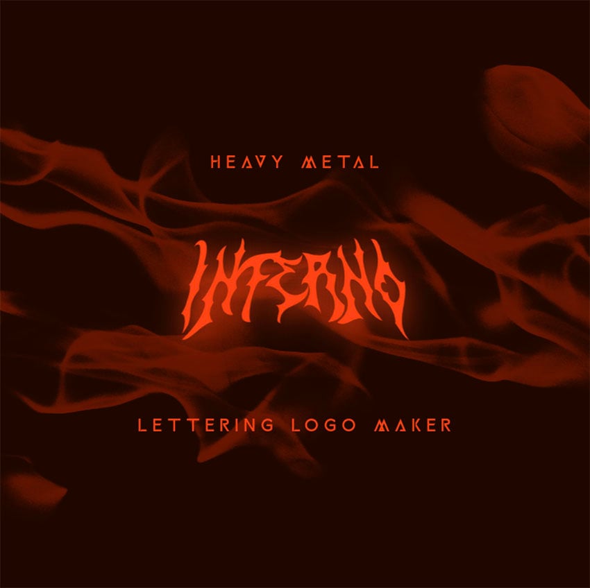 20+ Best Heavy Metal Logo Designs (Using a Death Metal Logo Generator ...