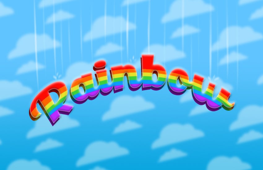 How to Create a Cartoon Rainbow Text Effect in Photoshop | Envato Tuts+