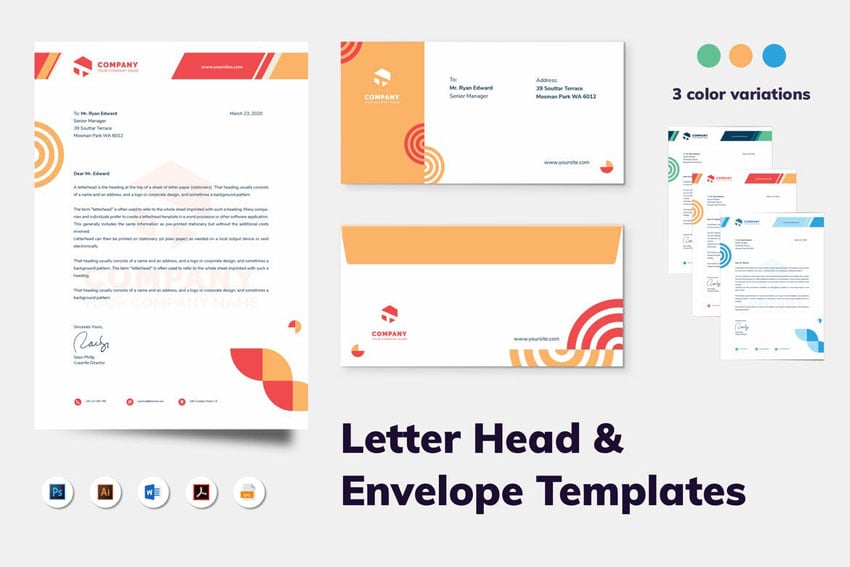 24 Best Free MS Word & Google Docs Stationery Templates - Printable ...