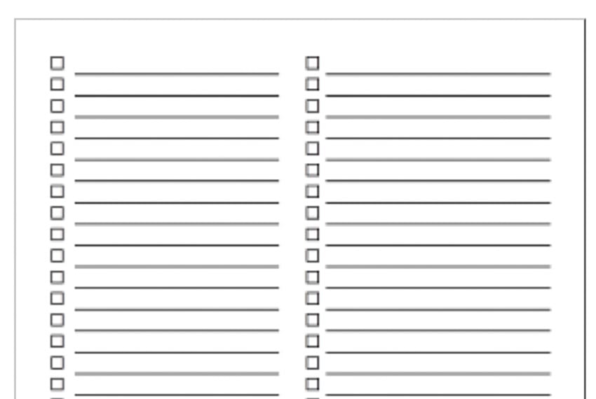 Las 25 mejores plantillas de listas de comprobación para MS Word: Sé ...