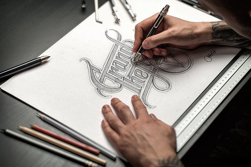 The Different Types of Writing Fonts: Calligraphy Font Styles, Hand ...