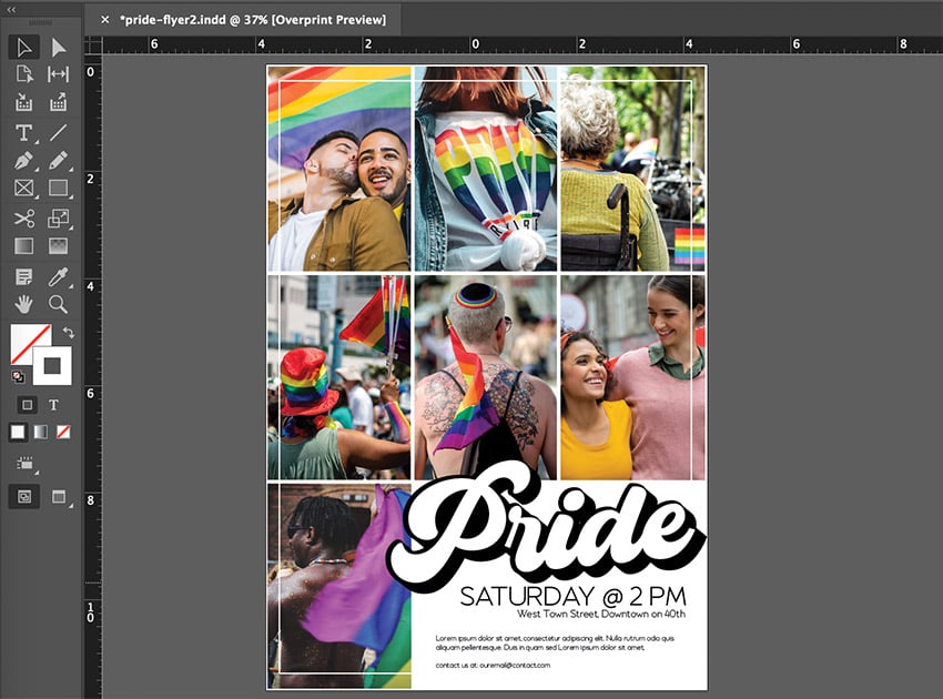 How to Make a Pride Flyer Template | Envato Tuts+