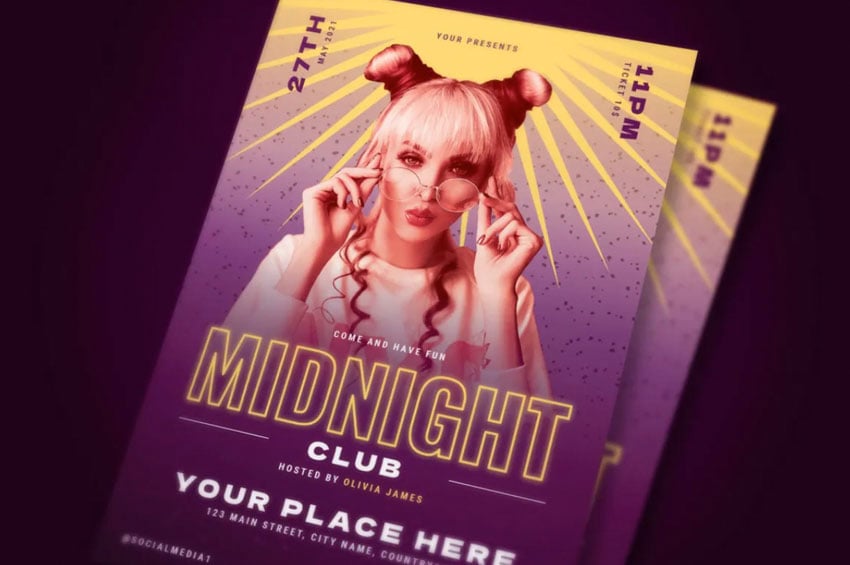 40+ Tipografías para Flyers y Diseños de Flyer (¡Descarga Fuentes de ...