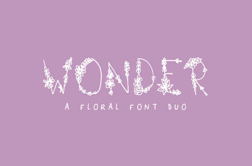 Best Flower Fonts (Must Have Floral Fonts for Spring) | Envato Tuts+