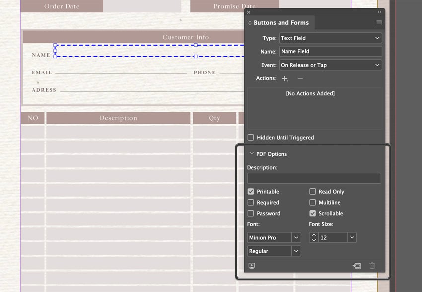 Creating Fillable PDF Forms With InDesign and Adobe Acrobat | Envato Tuts+