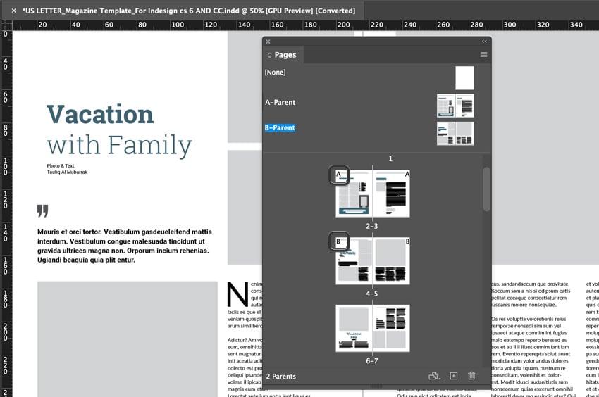How to Edit Parent Pages in InDesign | Envato Tuts+