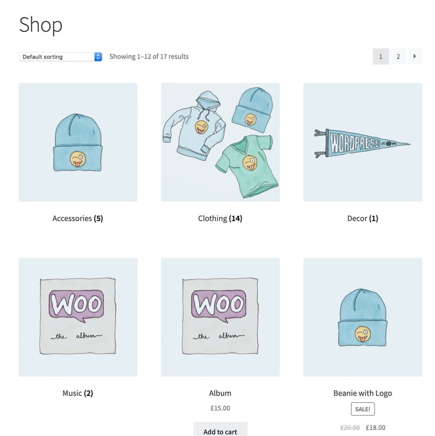 Display WooCommerce Categories, Subcategories, and Products in Separate ...
