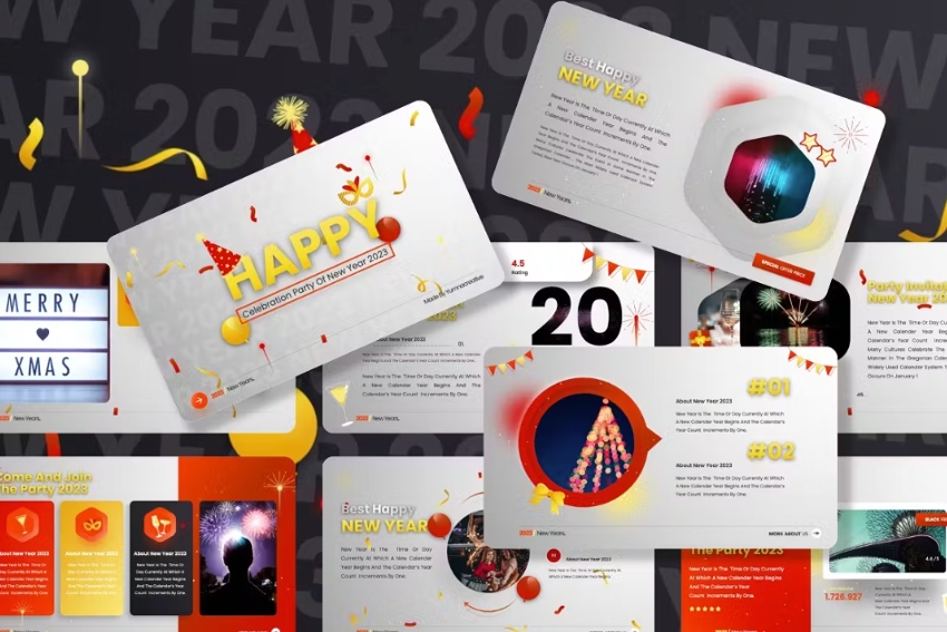 25 Best Free New Years PowerPoint PPT Templates for 2024 | Envato Tuts+