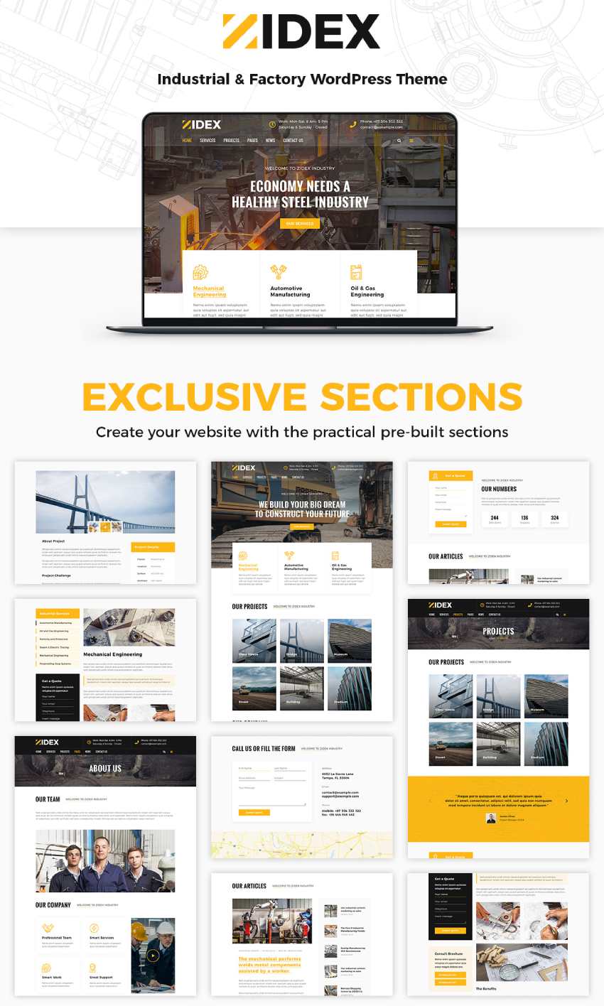 30 Best Industrial & Manufacturing WordPress Themes 2025 | Envato Tuts+