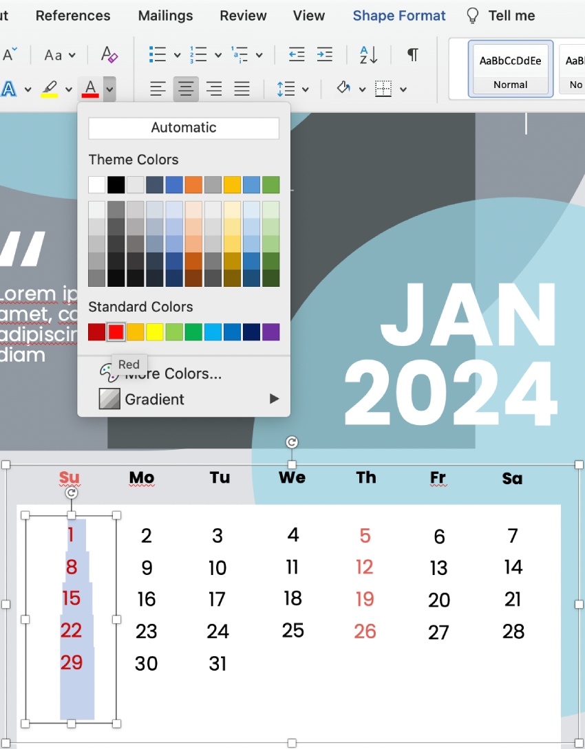 Top Free MS Word Calendar Templates: Weekly, Monthly, Yearly | Envato Tuts+