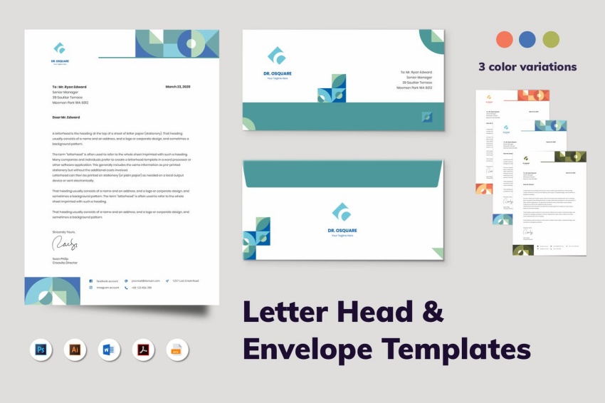 18 Best Free Microsoft Word Envelope Templates to Download for 2025 ...