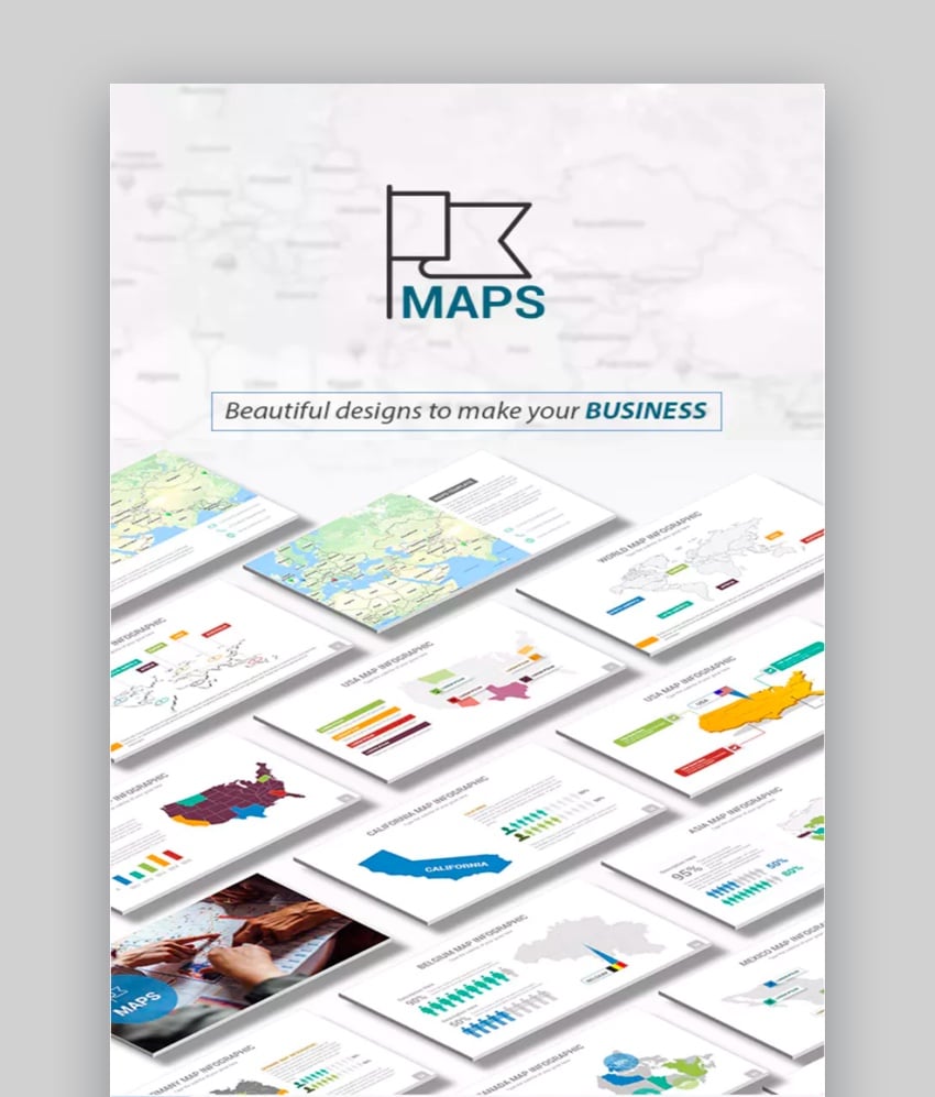 20 increíbles mapas editables para PowerPoint | Envato Tuts+