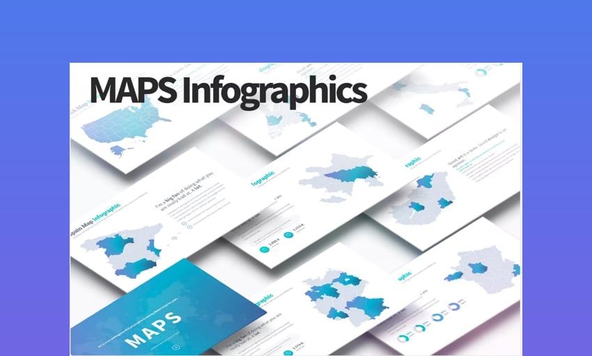 20 increíbles mapas editables para PowerPoint