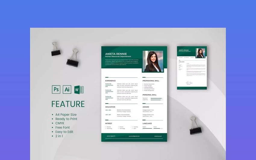 35+ Best Free Modern Teacher Resume Templates (2022) | Envato Tuts+