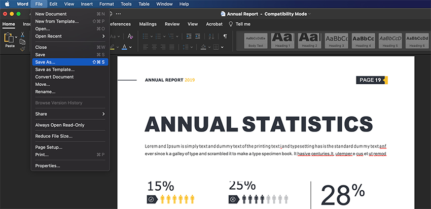 How to Quickly Make Annual Reports in Microsoft Word Format | Envato Tuts+