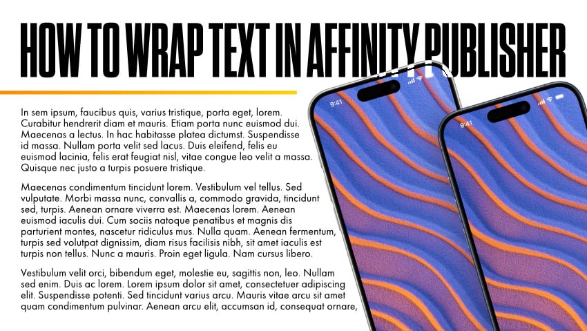 How to Wrap Text Around an Image in Affinity Publisher | Envato Tuts+