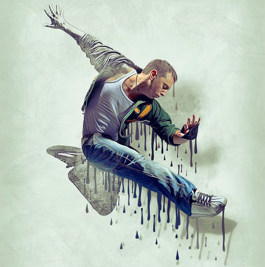 How to Create a Colored Pencil Sketch Effect Action in Adobe Photoshop ...