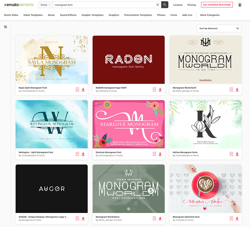 39 Best Fonts for Making Monograms & Logo Designs in 2022