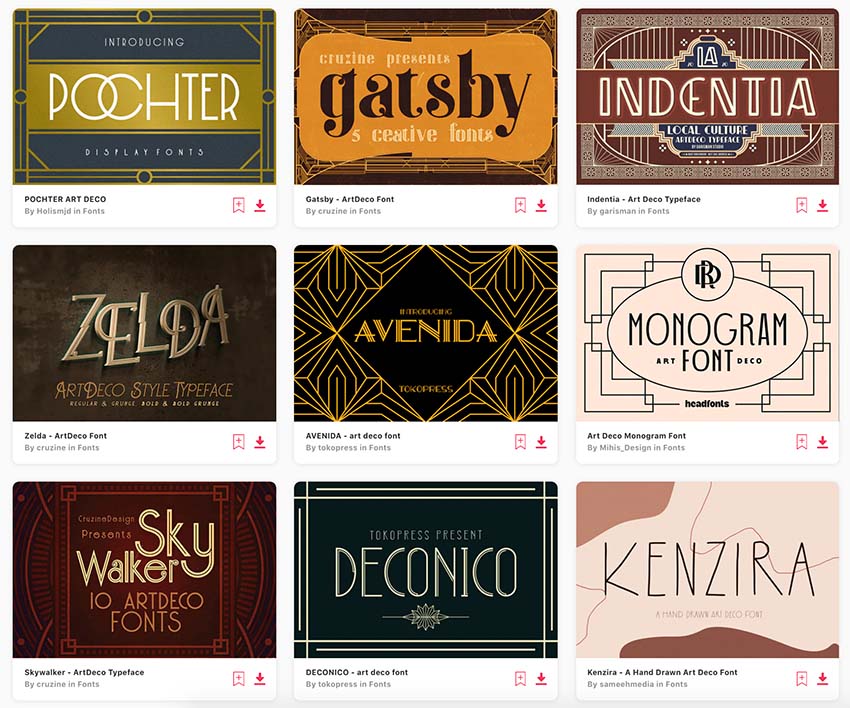 30+ Best Art Deco Fonts | Envato Tuts+