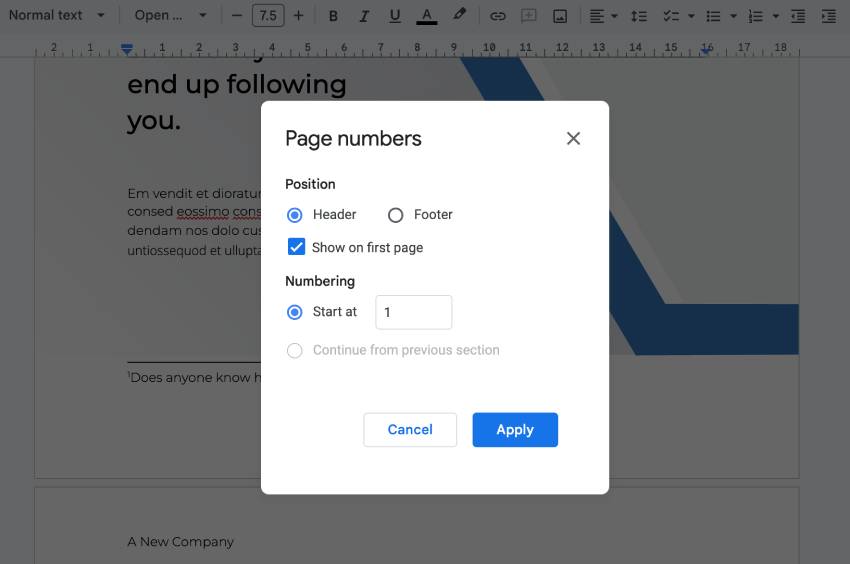 How to Add Headers, Footers, and Page Numbers in Google Docs | Envato Tuts+