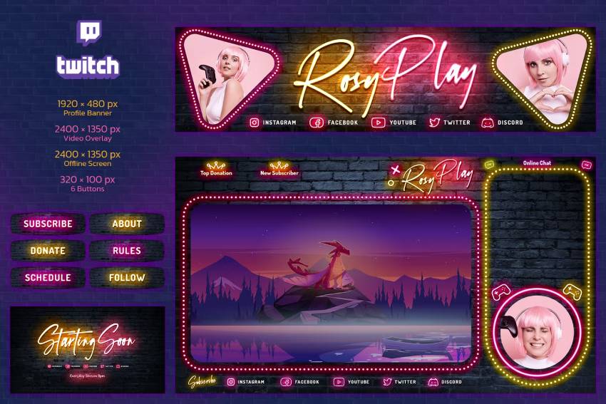 45 Twitch Panel Templates (Using a Twitch Panel Maker) | Envato Tuts+