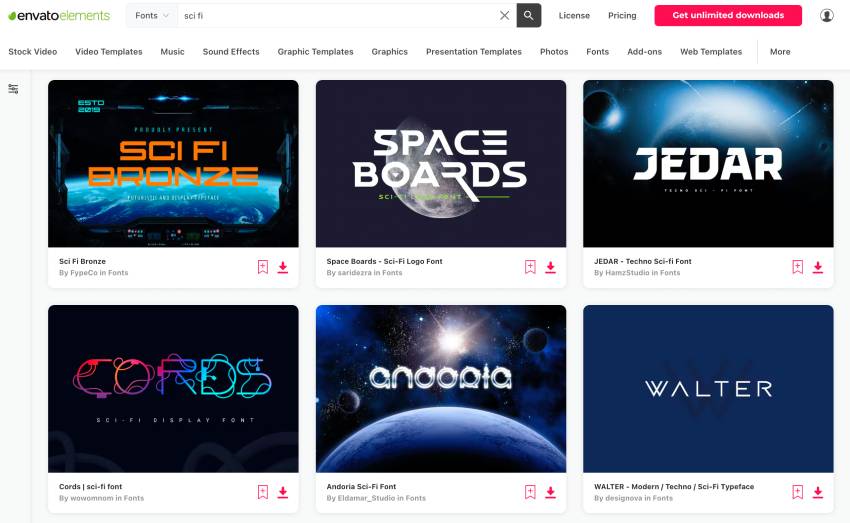 31 Best Sci-Fi Fonts (Science and Retro Styles)