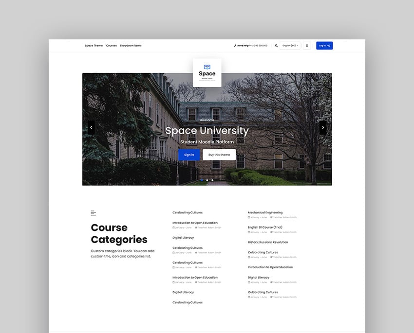 10+ Best Moodle Themes for Courses in 2025 | Envato Tuts+