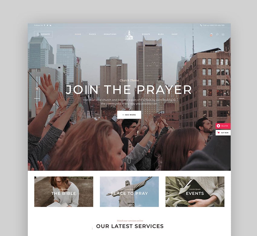 20+ Best WordPress Church Templates 2025 (Free & Premium) | Envato Tuts+