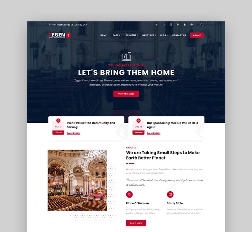 20+ Best WordPress Church Templates 2025 (Free & Premium) | Envato Tuts+